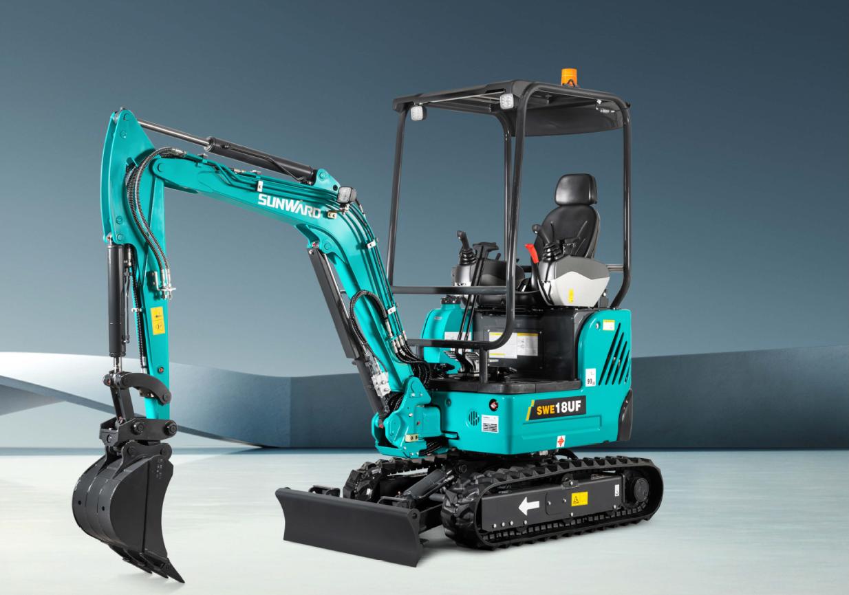 SWE18UF micro digging agriculture mini excavator – SPARTAN